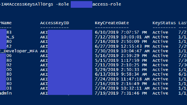 List AWS Access Keys with CLI Access - Secframe